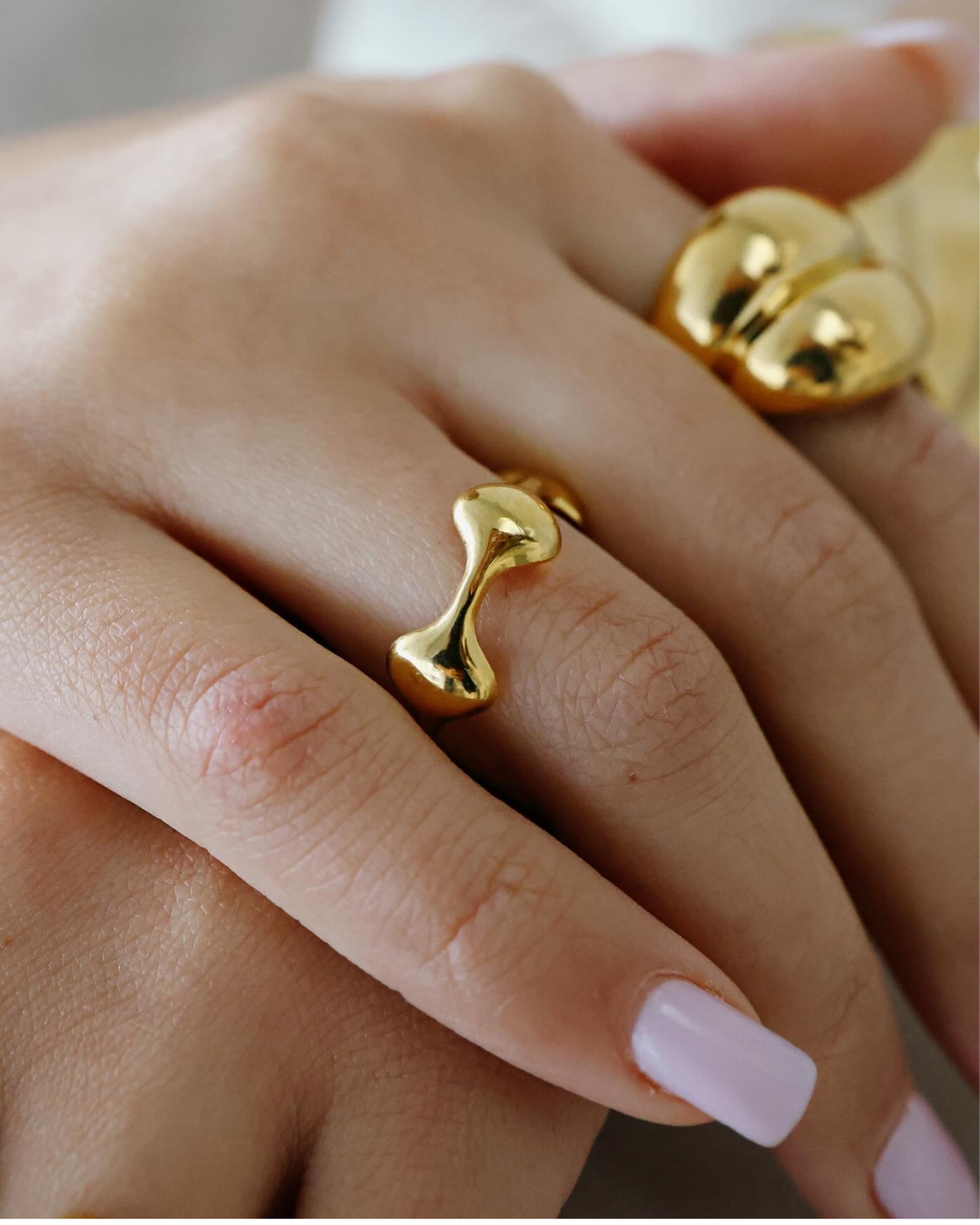 Buy Layra Gold Ring - Minimal Style| Nindae – nindae